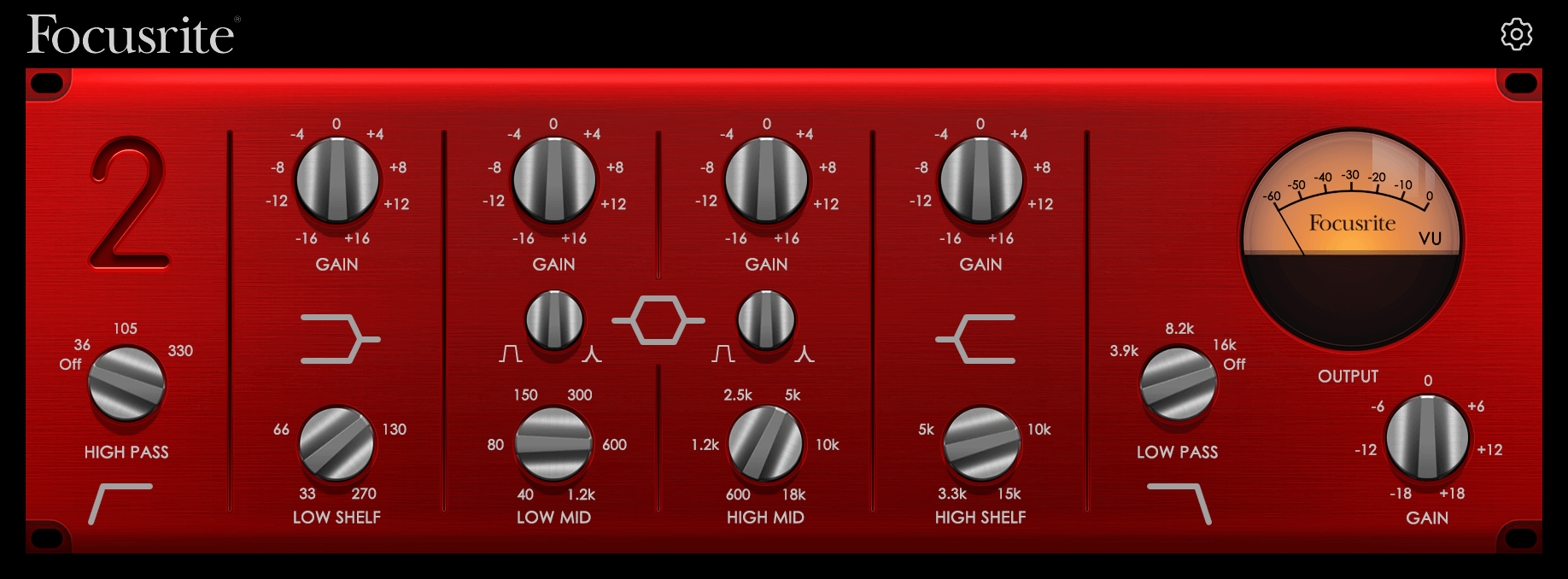 Using the Red Plugin Suite's Red 2 EQ – Focusrite User Guides