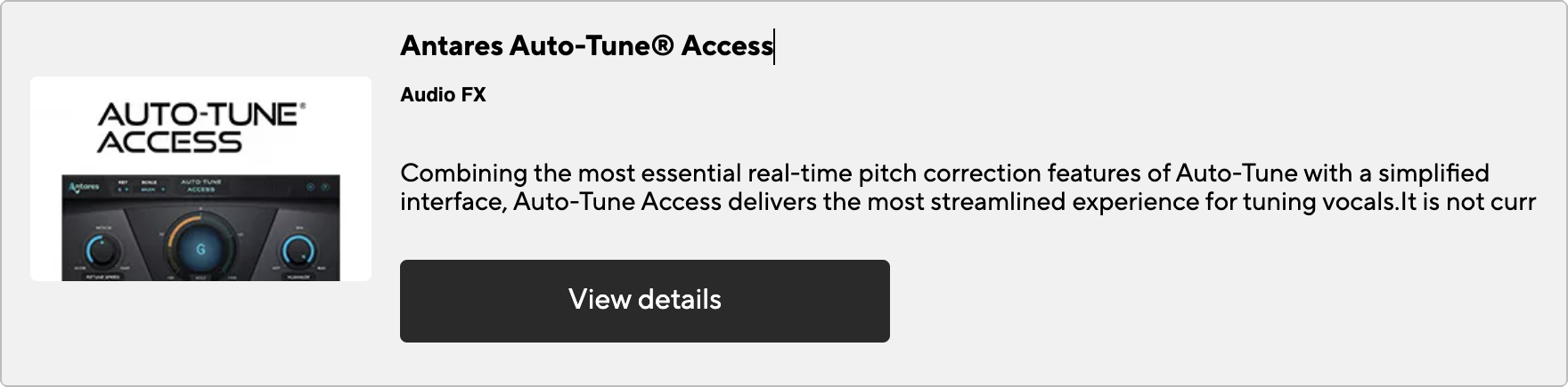 Installing Antares Auto-Tune Access – Focusrite User Guides