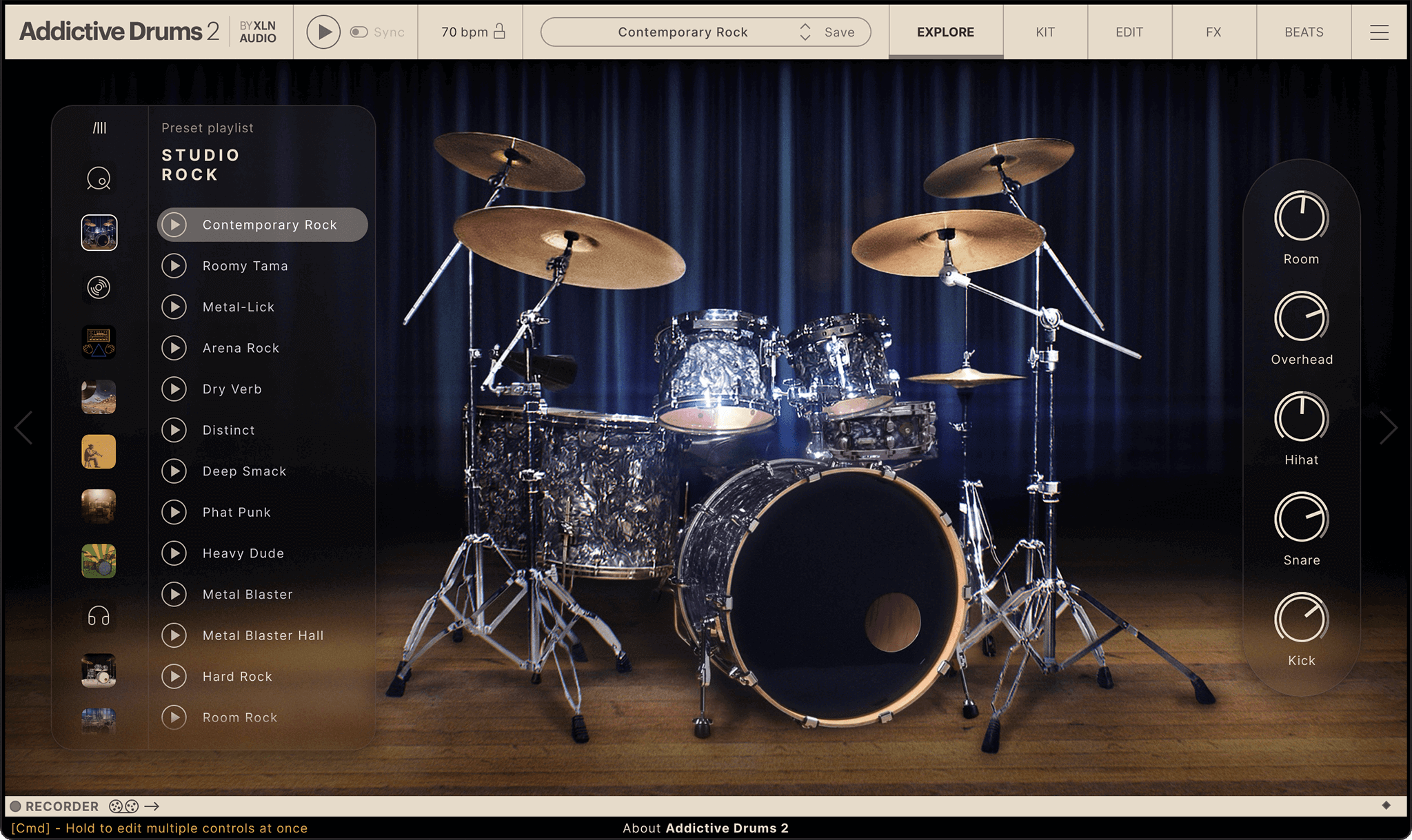 Introducción a XLN Audio Addictive Drums – Guías de Usuario de Focusrite