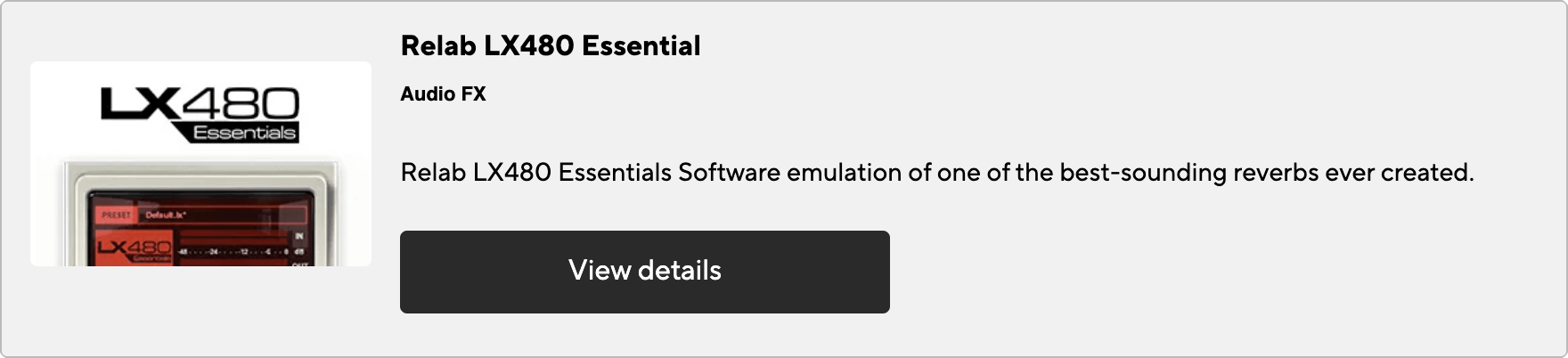 Installing Relab LX480 Essential – Focusrite User Guides
