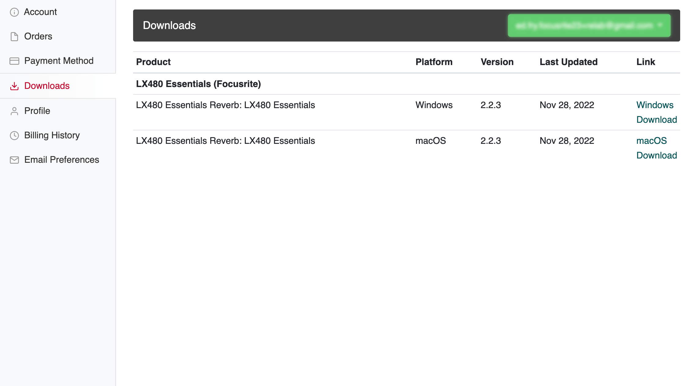 Installing Relab LX480 Essential – Focusrite User Guides