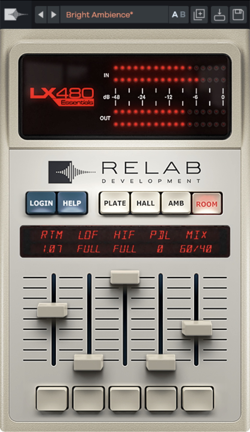Relab LX480 Essential 简介 – Focusrite用户指南