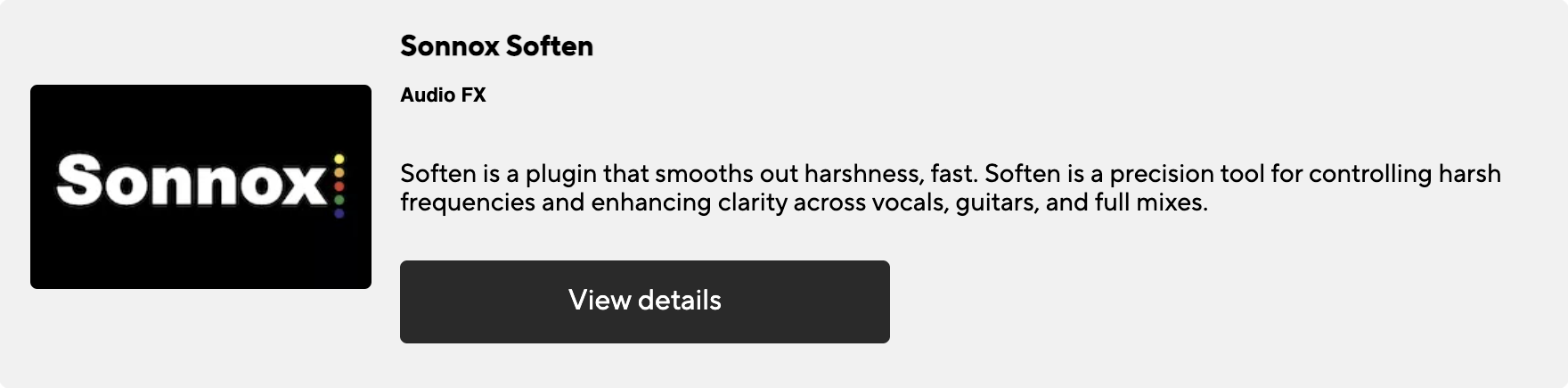 Installing Sonnox Soften – Focusrite User Guides