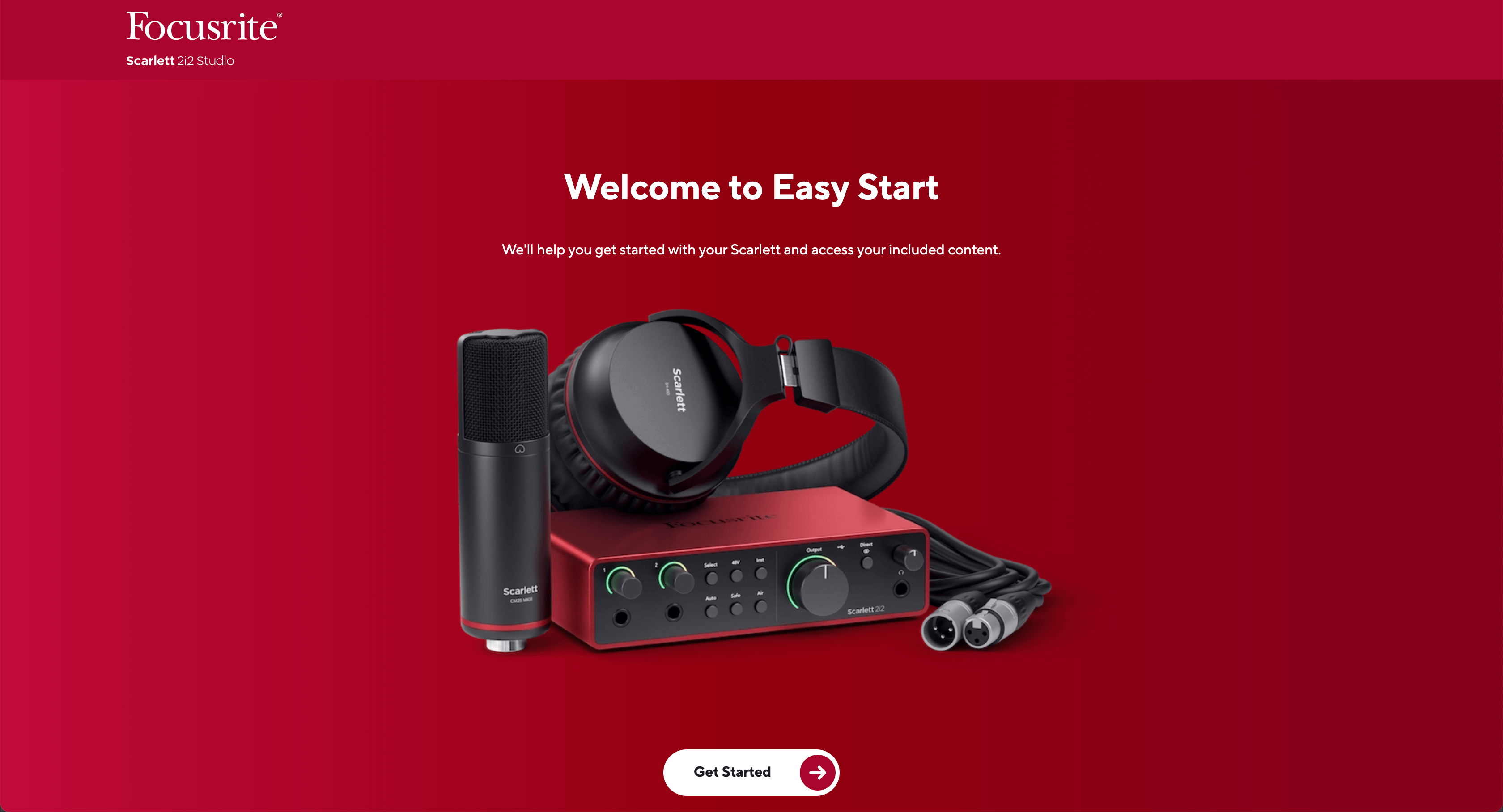 Getting started with your Scarlett 2i2 – Focusrite User Guides