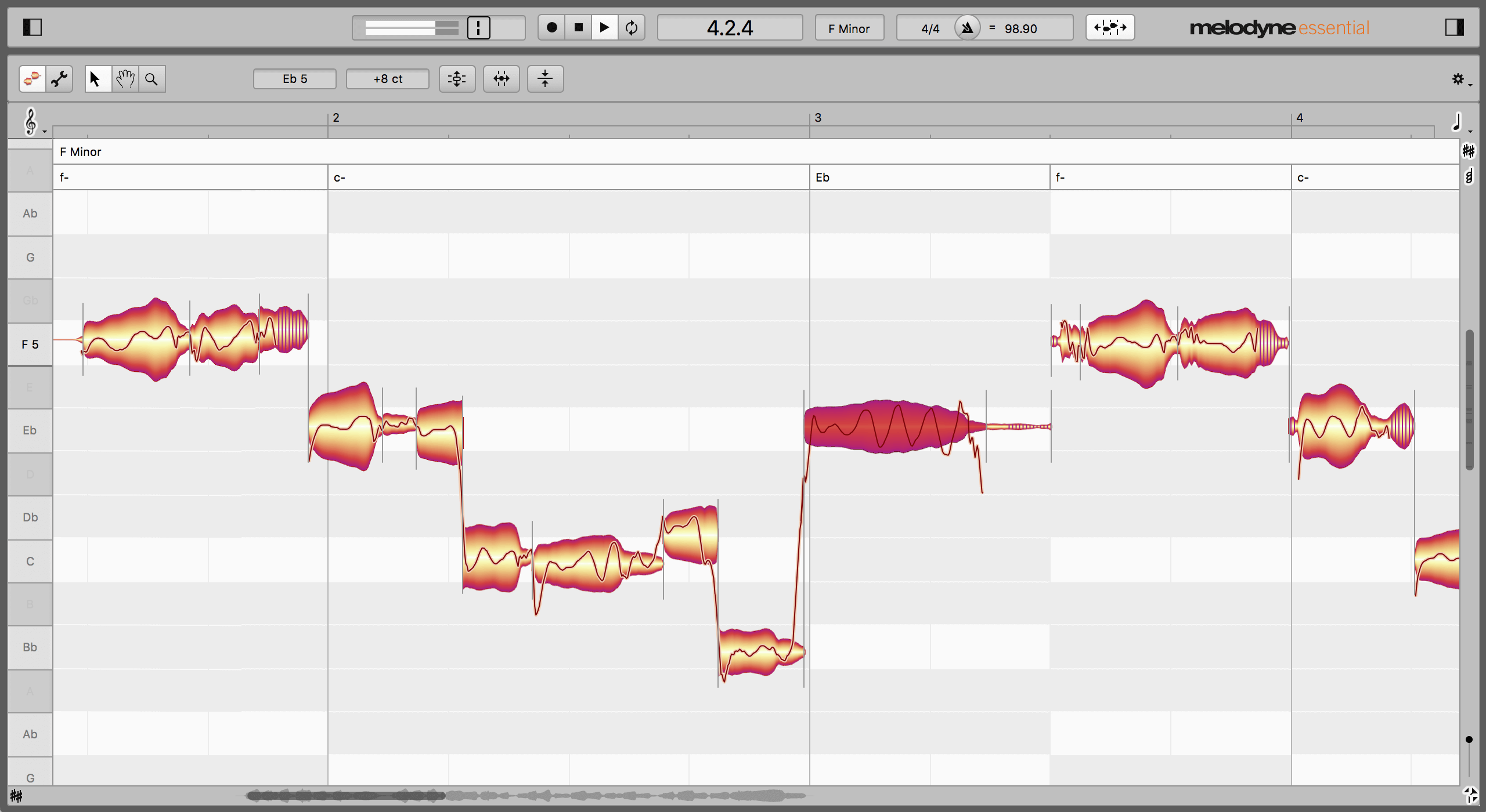 Introduction to Celemony Melodyne Essential – Focusrite User Guides